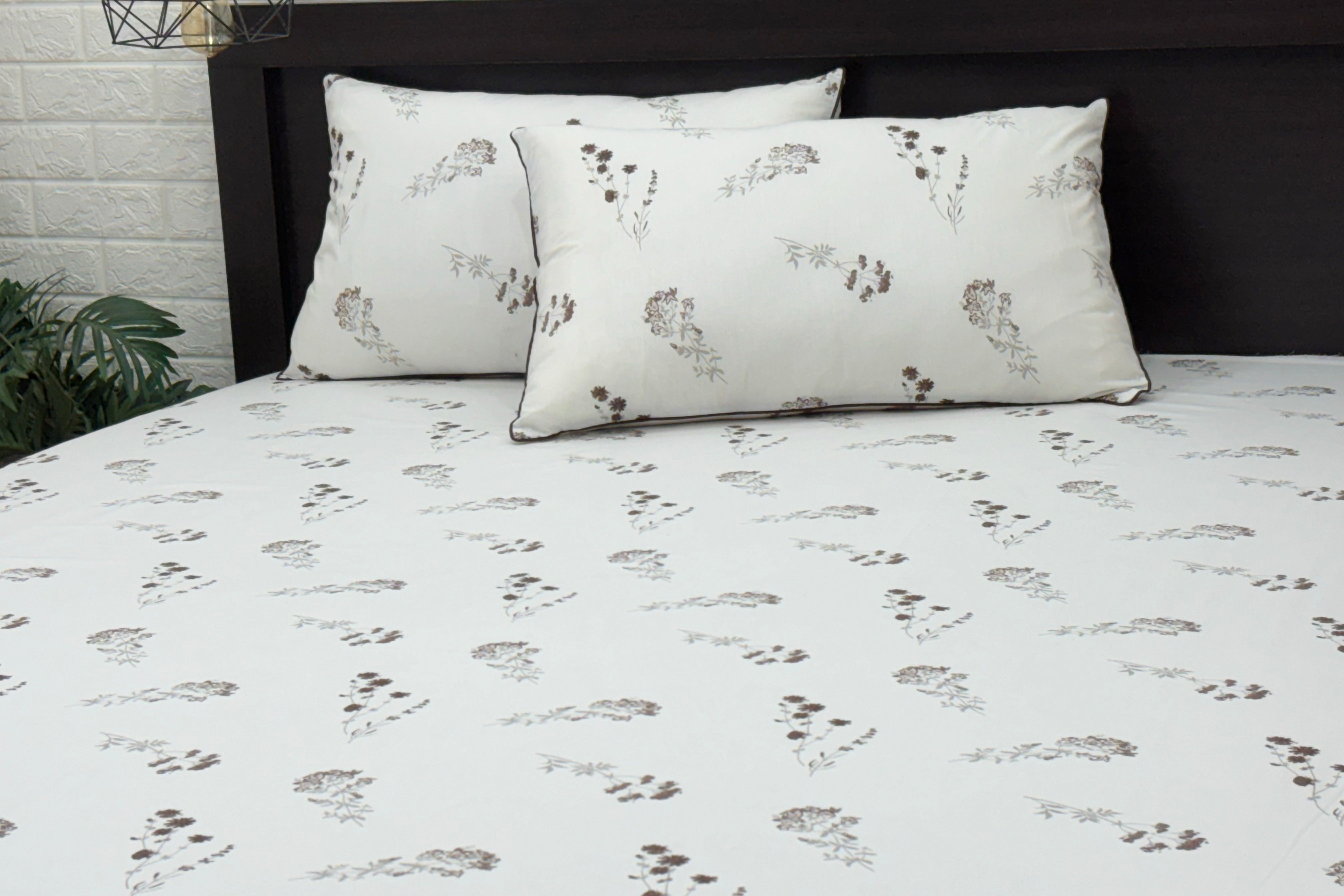 Shop Wildflower Muse Elastic Fitting Custom Bed Sheet Set in Shades of ...